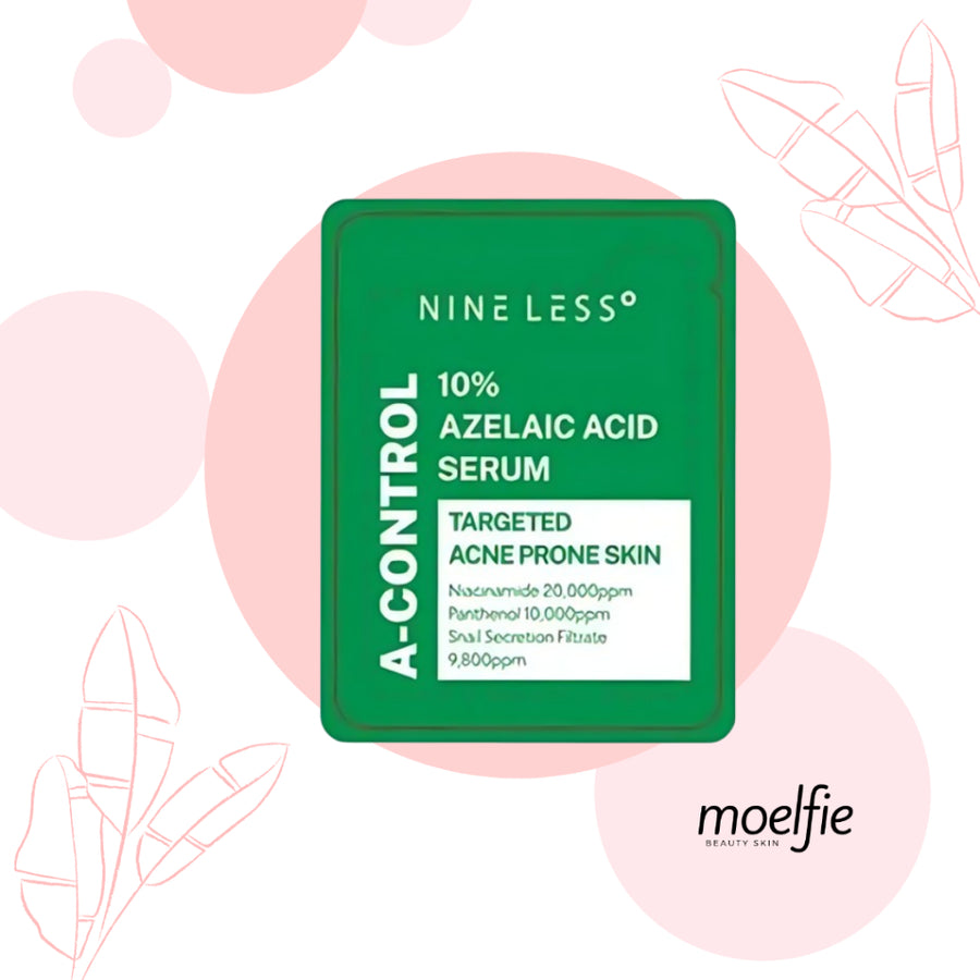 “NINELESS A-Control 10% Azelaic Acid Serum 30ml - Reduces Redness ...